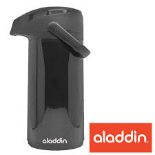 GARRAFA MASSIMA ALADDIN 1,8L PRETA LOGO ALADDIN | Bal dos Plásticos